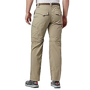 Columbia Men's Silver Ridge Convertible Pant, Breathable, UPF 50 Sun Protection, Tusk, 34x32