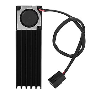 SSD Radiator with Fan Scientific Efficient Cooling Air Duct Heat Sink Thermal Module for All M.2 2280 Hard Drives and Desktop Computers