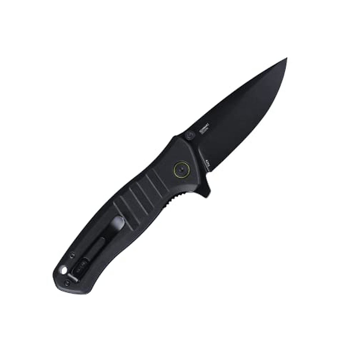 CRKT Dextro EDC Folding Pocket Knife: Everyday Carry Plain Edge, Liner Lock, Aluminum Handle 6295, Gray and Black