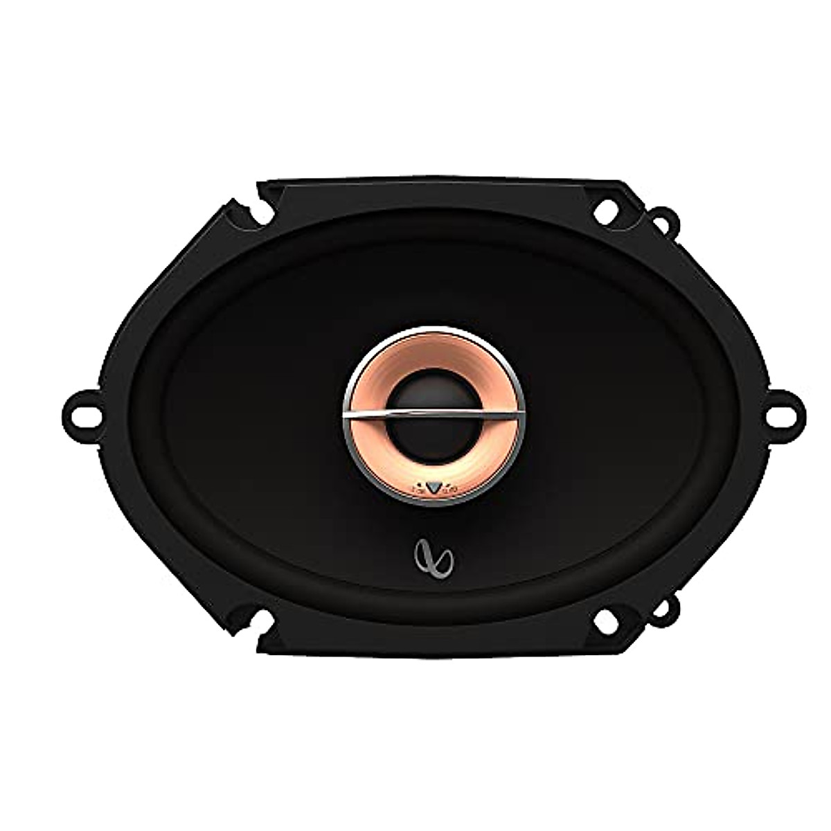 Infinity 6” x 8” Two-Way car Audio Multi-Element Speaker/No Grill, Black, (INFSPKKA683XFAM)