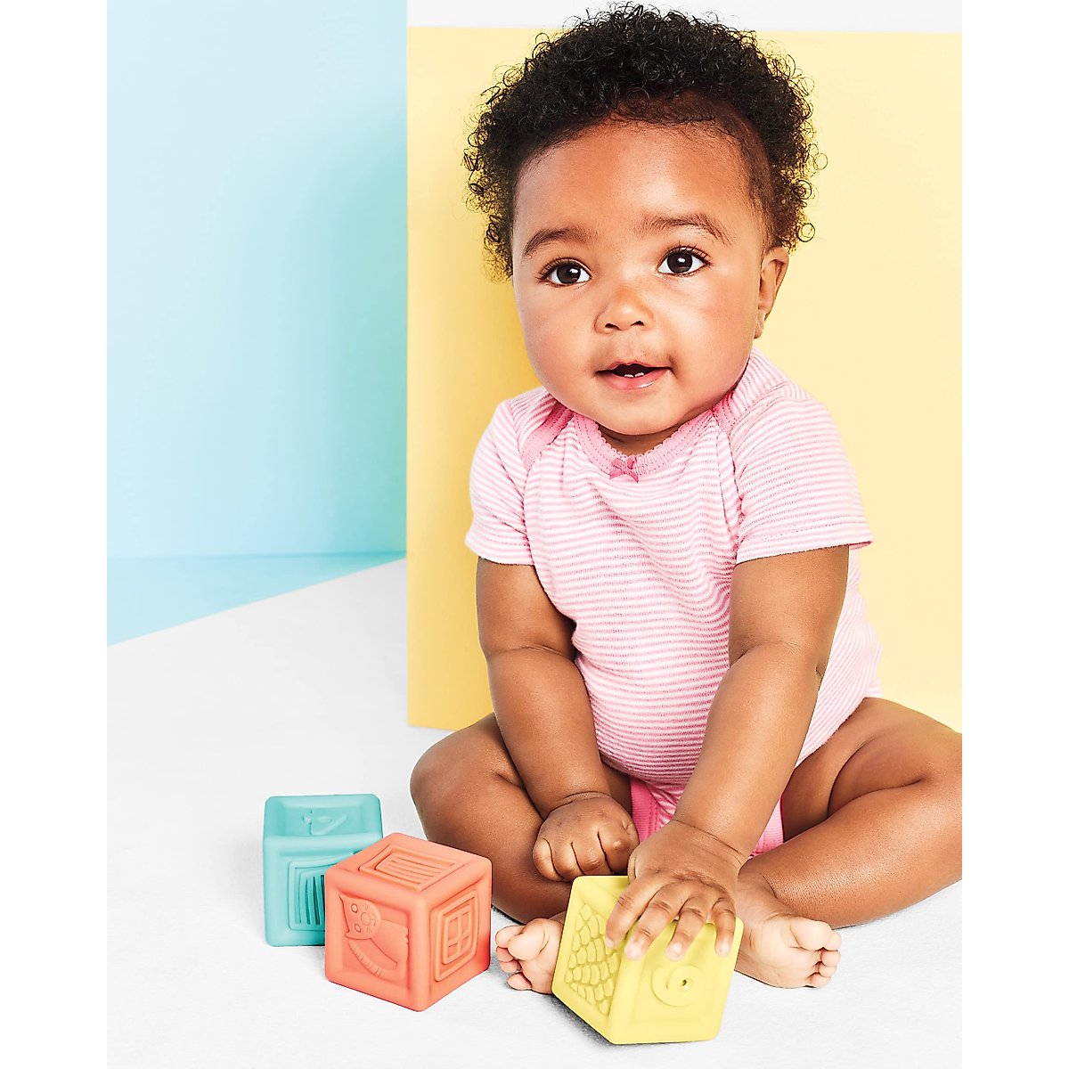 Simple Joys by Carter's Baby Squeeze Blocks, Multicolor, One Size