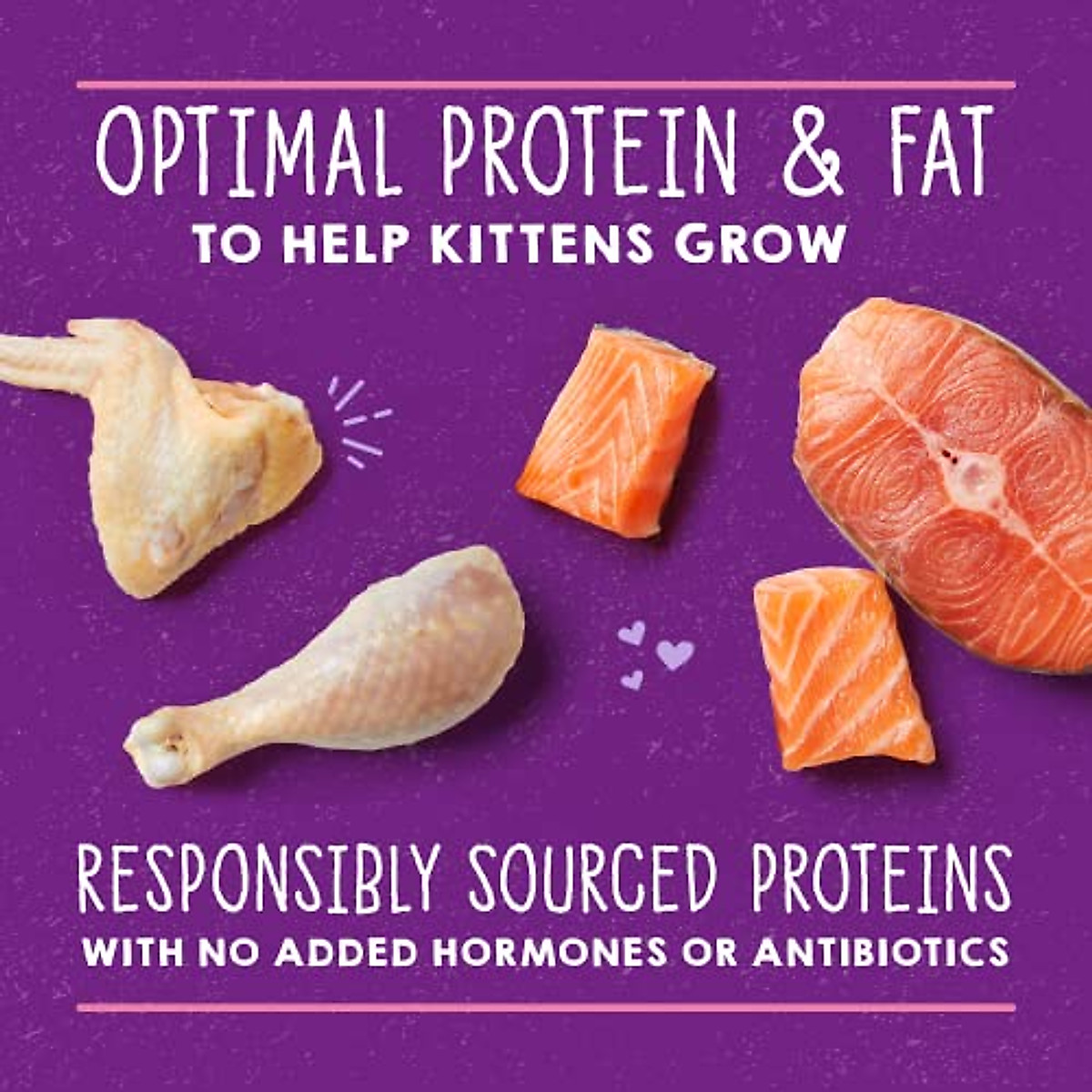 Stella & Chewy’s Carnivore Cravings Purrfect Pate Cans – Grain Free, Protein Rich Wet Cat Food – Cage-Free Chicken & Salmon Kitten Recipe – (2.8 Ounce Cans, Case of 24)