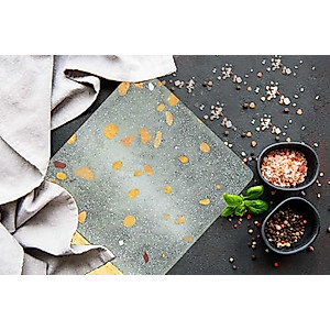 Alchemade Terrazzo And Wood Cutting Board (14.5"x10") - Decorative Board Platter Tray For The Kitchen, Parties, Events And Everyday Use