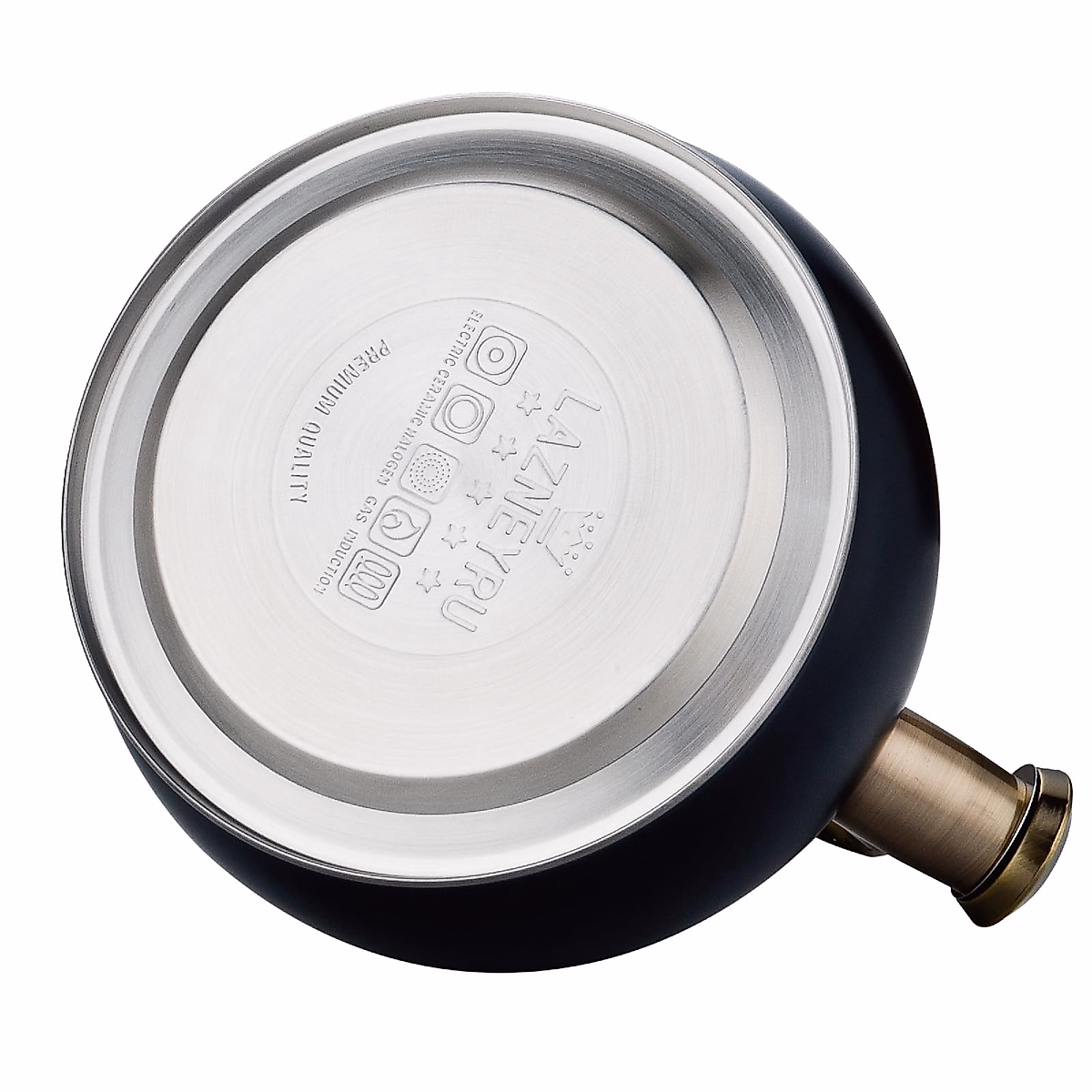 Tea Kettle Stovetop Whistling Kettle Teapot, 3Quart Tea Pot Stainless Steel Teakettle for Stove Top with Heat Proof Ergonomic Handle