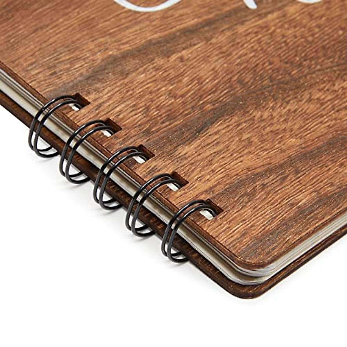 Personalized Rustic Style Wedding Guest Book for Reception, Rehearsal Dinner (112 Pages, 11.25 x 8.75 in)