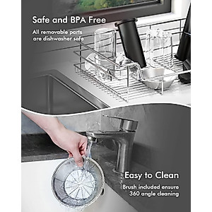 Juicer Machines, SiFENE 3" Big Mouth Centrifugal Juicer Extractor for Fruits & Vegetables (Gray)