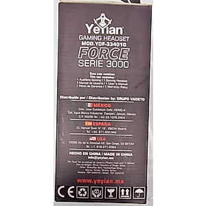 YEYIAN Force Stereo Gaming Headset Mic, Noise Cancelling Over Ear Microphone Headphones, Bass Surround, Soft Earmuffs, Compatible with PS4 Xbox One PS5 Nintendo Controller PC Laptop Games, Winter Camo