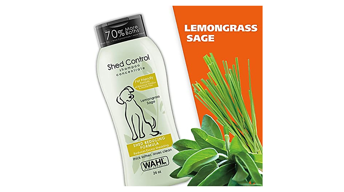 WAHL Shed Control Pet Shampoo for Dogs | Reduce Shedding & Dander