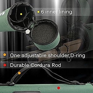 Maxcatch Cruiser Travel Fly Fishing Rod; 2/3/4wt 6 Piece, IM10 Carbon Blank, AA Grade Reel Seat (8'0'' 4 Weight 6sec)