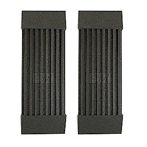 Mybecca Decorative Acoustic Foam Panels Studio Soundproofing Foam Wedges Wall Panels provide 2 pack Baffle Kit 36" x 12" x 3"