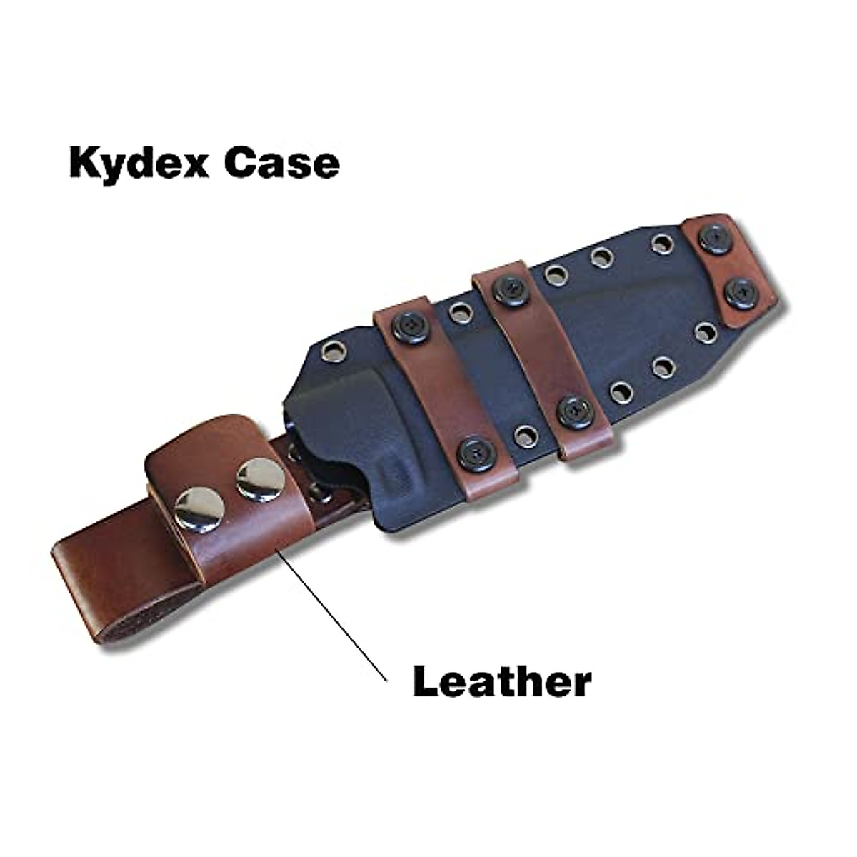 Masano Outdoor Multi Fulltang Knife MASANO03 Orange masano03-or D2 Steel 9.4" Blade G10 Handle Kydex Sheath Camping Bushcraft