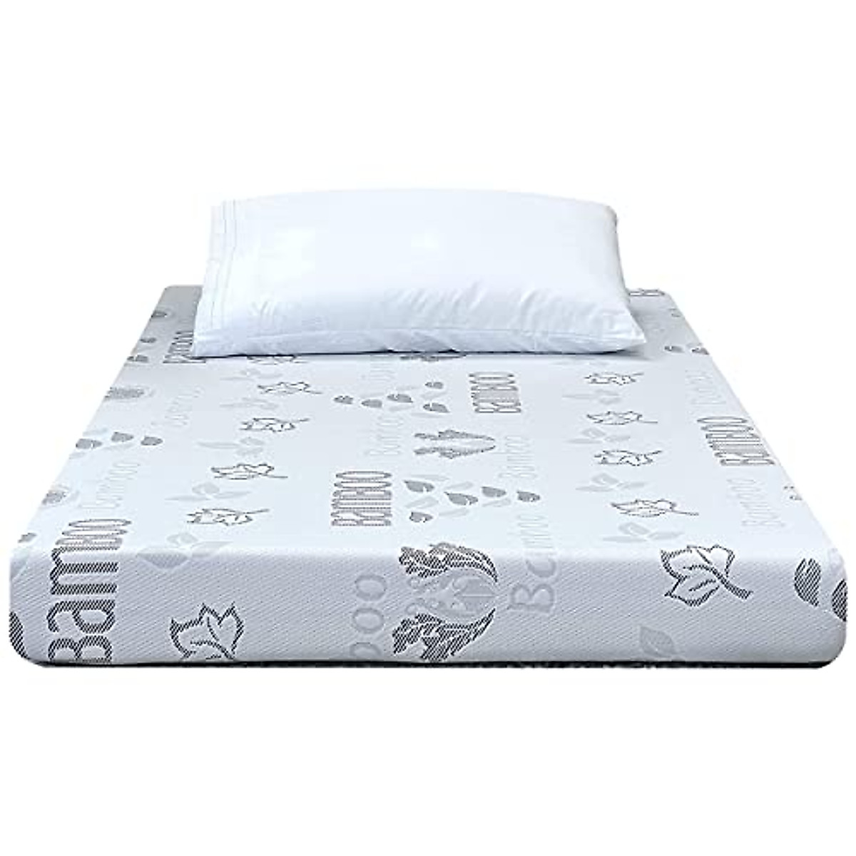 Viscologic Afford 2-Sided Reversible Foam Twin Mattress Perfect for Bunk Bed, Trundle, Guest Bed and Caravan Bed, CertiPUR-US Certified Foam, 5 Inch, White