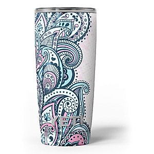 Design Skinz Colorful Ethnic Sprouts - Skin Decal Vinyl Wrap Kit Compatible with The Yeti Rambler Cooler Tumbler Cups