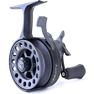 CLAM 15504 Gravity Reel - RH Retrieve, Graphite