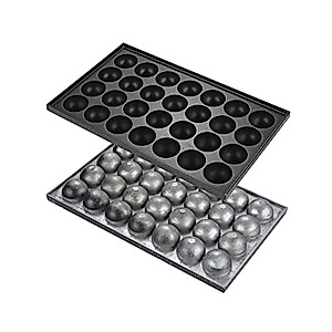 SiaBiced Meatball Grill Pan Cooking Baking Tools Gadgets Takoyaki Ball Maker for