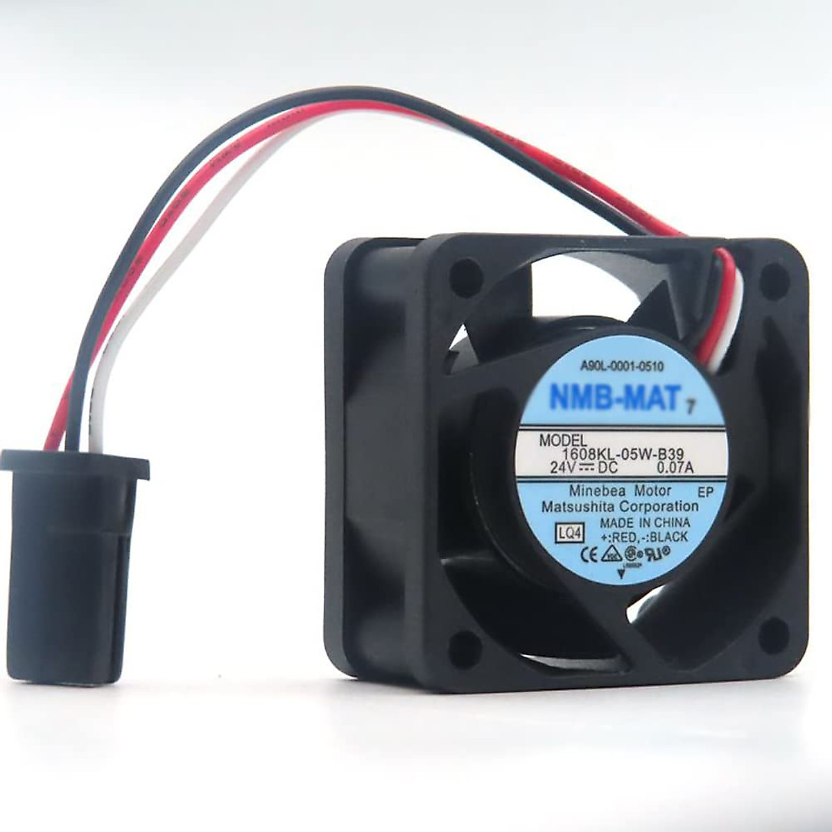 A90L-0001-0510 1608KL-05W-B39 24v 0.07/0.08a 40mm 4020 FANUC Cooling Fan (0.07A Black Plug)