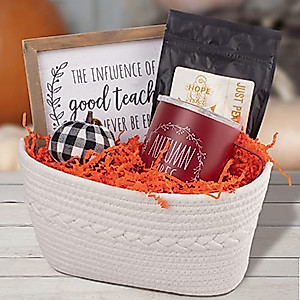 MagicWater Supply Crinkle Cut Paper Shred Filler (1/2 LB) for Gift Wrapping & Basket Filling - Orange