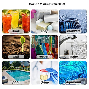 2 Pack pH Test Strips Universal pH 1-14 Test Paper Litmus Test Paper 160 Strips for Saliva Urine Water Soil and Chemistry Experiments (2 Pack with Storage Case)