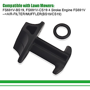 MWEDP 4-Pack 92210-1730 Air Filter Cover Lock with O-rings Compatible with Kawasaki FS691V FS651V FS730V FS541V FS600V FT691V FT730V Lawn Mowers
