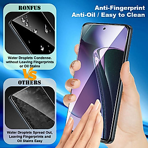 RONFUS 2+2 Pack Tempered Glass Screen Protector for Motorola Moto G Stylus 5G 2023 [Not Fit for 2020-2022 Model] with Camera Lens Protector