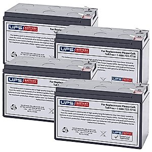 Emerson-Liebert GXT3 1500 UPS (GXT3-1500RT120) Compatible Replacement Battery Set