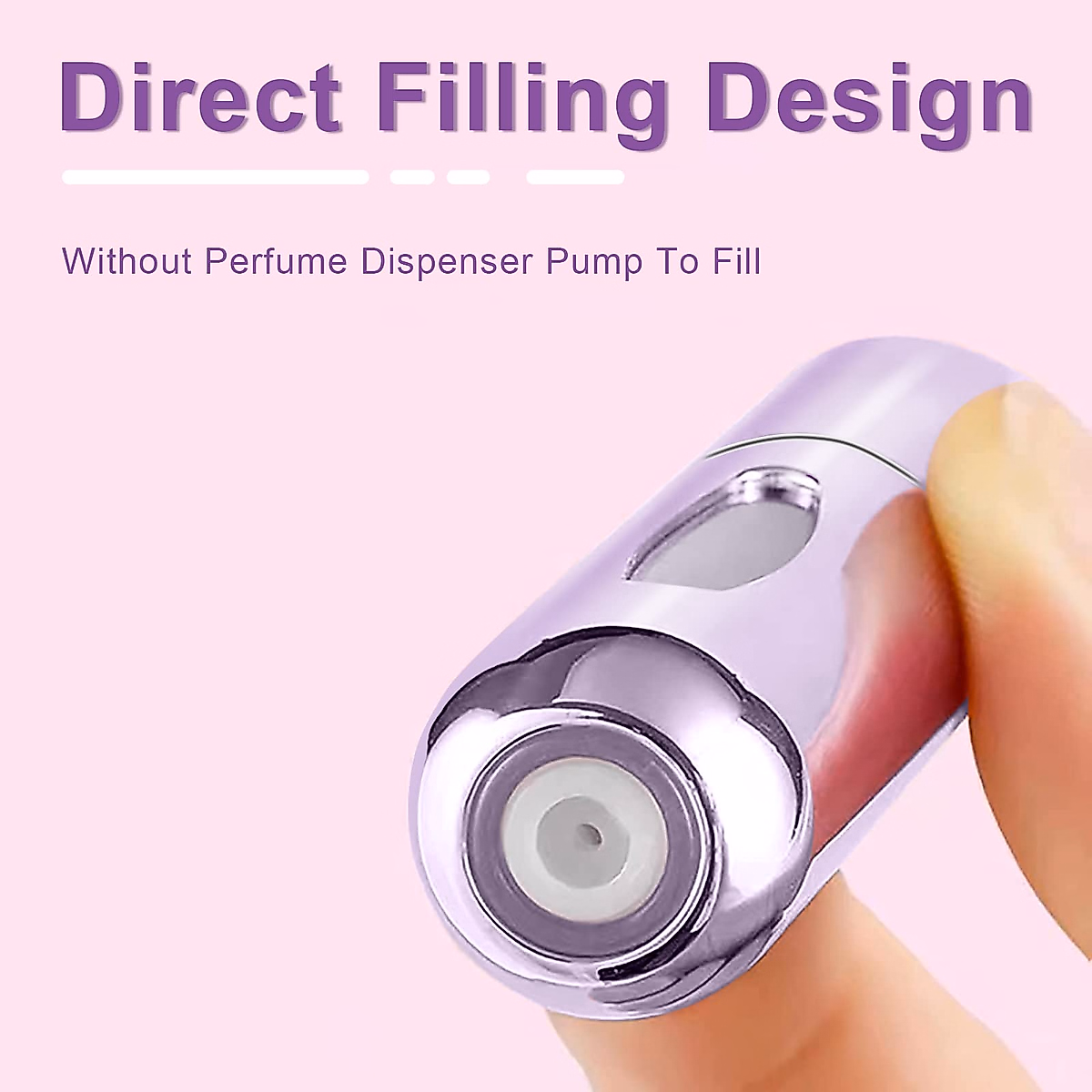 MDDRUIQI Perfume Travel Refillable Portable Perfume Atomizer Bottle 5ML Mini Refillable Perfume Spray Bottles Atomizer Travel Perfume Bottle for Outdoor and Traveling (4 Colors)