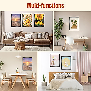 NAIMOER Diamond Painting Frames 1Pack, Frames for 12x16in/30x40cm Diamond Art Canvas, Diamond Painting Accessories Frame Self-Adhesive, Frames for Wall Window Door Black (Internal size 25x35cm) Black