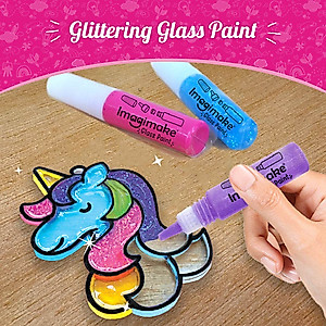 Imagimake Window Art Princess | Suncatcher Kit | Arts and Crafts for Kids Ages 6-8 | Girls Toys Age 6-8 | Unicorn Gifts for Girls Age 6-8 | 7 Year Old Girl Birthday Gifts