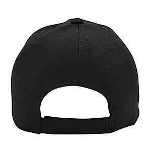 Baseball Cap Hat Men Women - classic adjustable plain blank, BLK