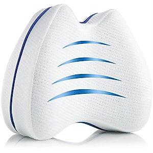 Knee & Leg Pillows Foam Support Pillow for Sleeping for Back Pain,Leg Pillow for Sleeping On Side, Memory Foam Cushion Knee Support Pillows,Pregnancy Pillow Removable and Washable Cover… (1 pack)