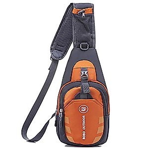 Hwayslon Sling Backpack, Shoulder Chest Crossbody Bag Small Daypack for Outdoor Hiking Men & Women (green)