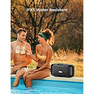 KuccHero Bluetooth Speakers, 50W(70W Max) Loud Portable Speaker with Subwoofers, 30H Playtime, Ex-Bass, TWS, Gift for Men, IPX5 Waterproof Outdoor Speaker for Beach/Party/Camping