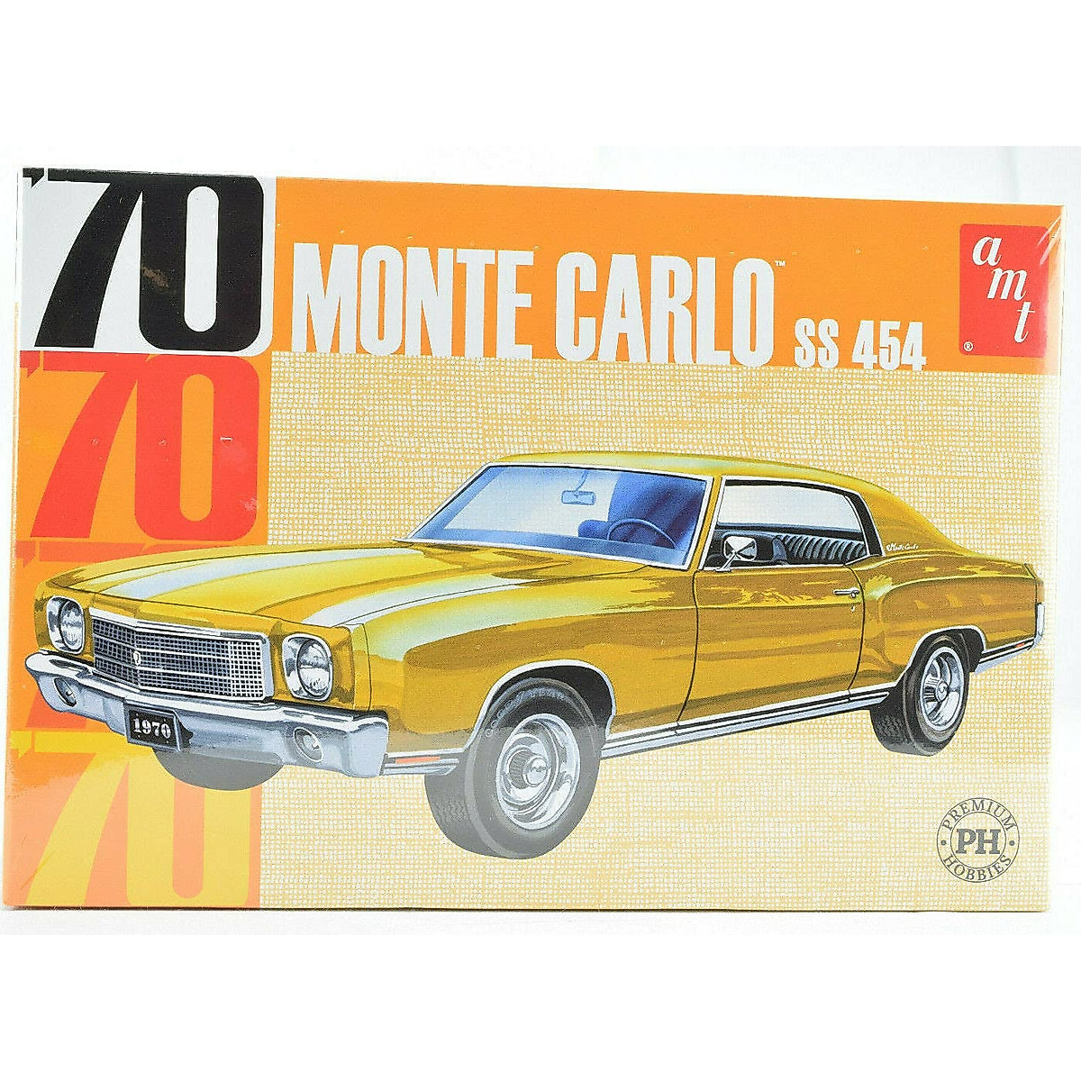 AMT/Premium Hobbies 1970 Chevy Monte Carlo SS 454 1:25 Scale Plastic Model Car Kit CP7771