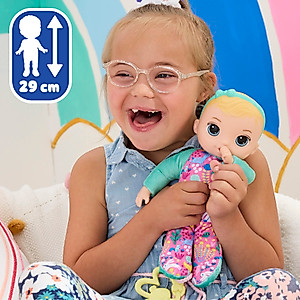 Baby Alive Soft ‘n Cute Doll, Blonde Hair, 11-Inch First Baby Doll Toy, Washable Soft Doll, Toddlers Kids 18 Months and Up, Teether Accessory