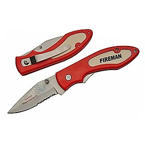 SZCO Supplies Firefighter Folding Knife, 7.25