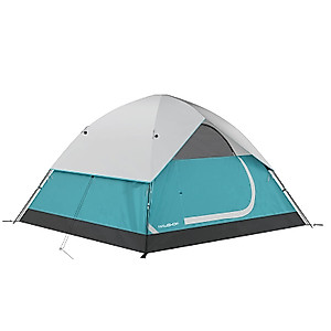 HAUSHOF 2/4-Person Family Dome Tent with Removable Rain-Fly, Easy Set Up Portable Camping Tent for Backpacking Hiking Backyard Outdoor, Green/Blue/2-person/4-person