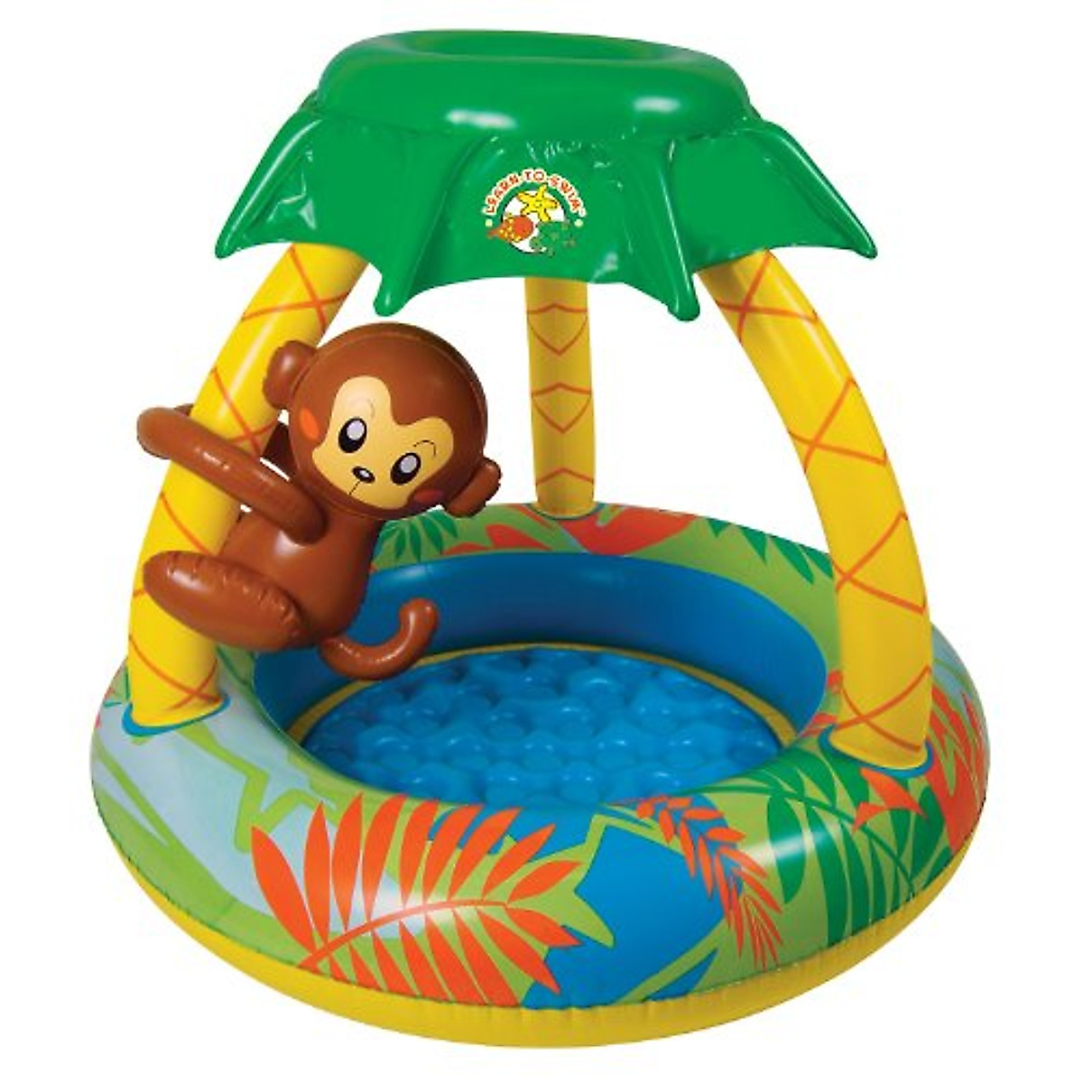 Poolmaster Go Bananas Monkey Pool with Sun Protection