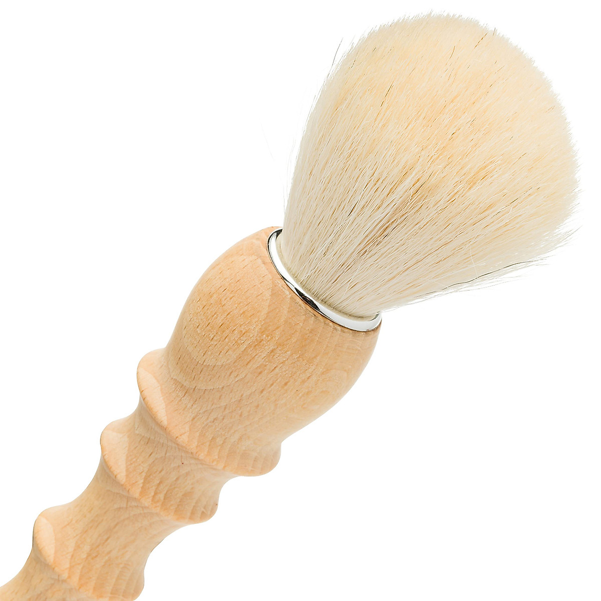Redecker Double Dust Brush with Oiled Beechwood Handle, Goat Hair and Pig Bristle Brush Heads, Made in Germany