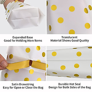 BEISHIDA 50pcs Small Drawstring Gift Bags Candy Bag Goody Bag Food Storage Bags Gift Wrapping Package Drawstring Bags Party Favor for Baby Shower