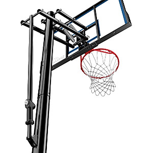 Spalding 48" Shatter-Proof Polycarbonate Pro Glide® In-Ground Basketball Hoop