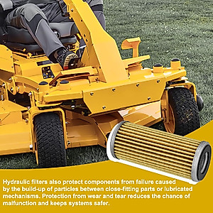 LEFITPA 2 Pack Replacement 604126 Hydraulic Filter for Hustler X-ONE 936237 936245US 936252 936260 936278 936286 936294US 936302 936310 936328 936336 936740 Zero Turn Mower Models