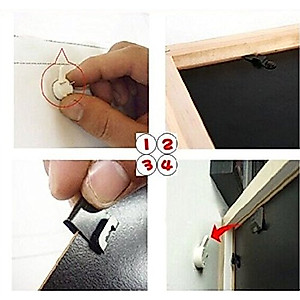 Pinklife 100 Pcs S Type Metal Wall Mount Album Picture Photo Artwork Frames Hanging Hooks Hanger Clips S Hooks