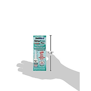 Neilmed Sinufrin Plus Decongestant Moisturizing Gel, .5 Fluid Ounce(Packaging May Vary)