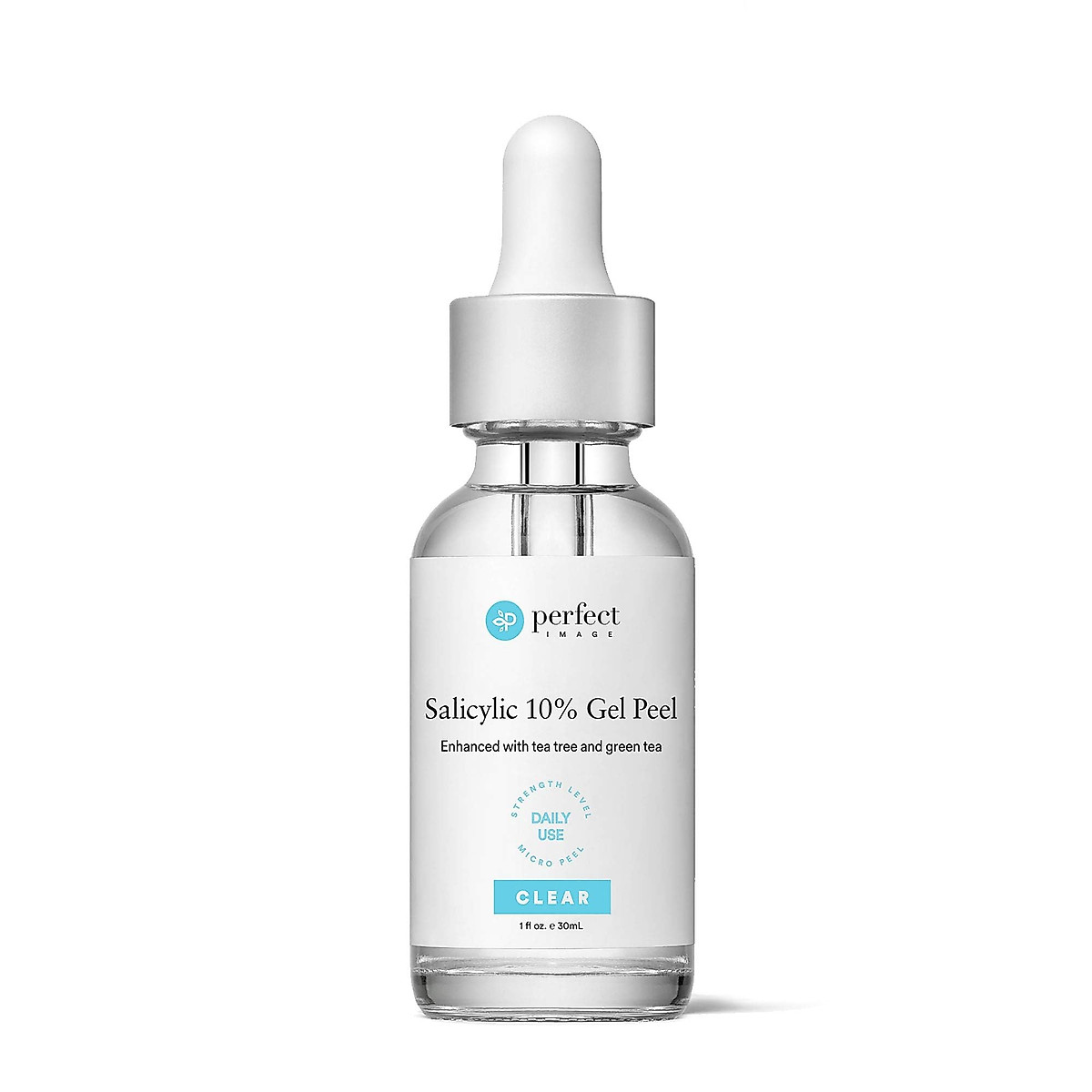 Salicylic 10% Gel Peel, Breakout and Pore Minimizer and Cleanser, 15-30 Full Facial Chemical Peels, 1 fl oz. e, 30 mL – Perfect Image