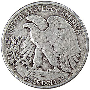 1947 D Liberty Walking Half Dollar VG Very Good 90% Silver 50c US Coin