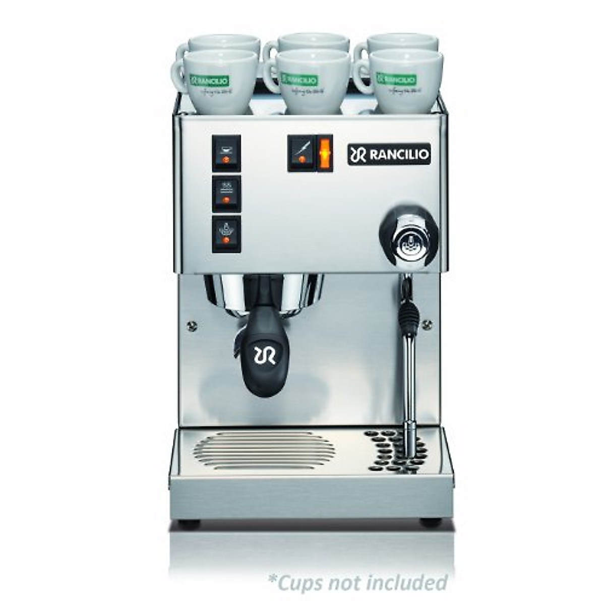 Rancilio Silvia Espresso Machinet,0.3 liters, with Iron Frame and Stainless Steel Side Panels, 11.4 by 13.4-Inch