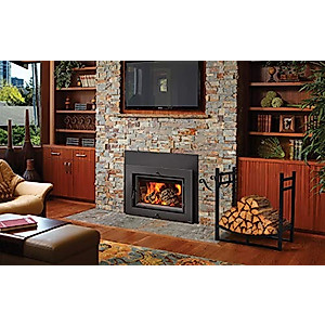 Firewood Rack Indoor Outdoor, 3ft Log Rack Fire Wood Holders Storage Carrier by Patio Guarder, Heavy Duty Steel Log Holder with Kindling Holder for Backyard Garden Firepit Fireplace, Black