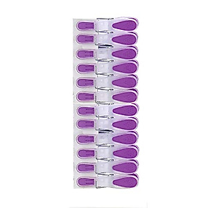 Woolite Soft Grip Clothespins | Lightweight | Super Strong | Ergonomic Design | Rust Resistant | Laundry Accessories | Assorted