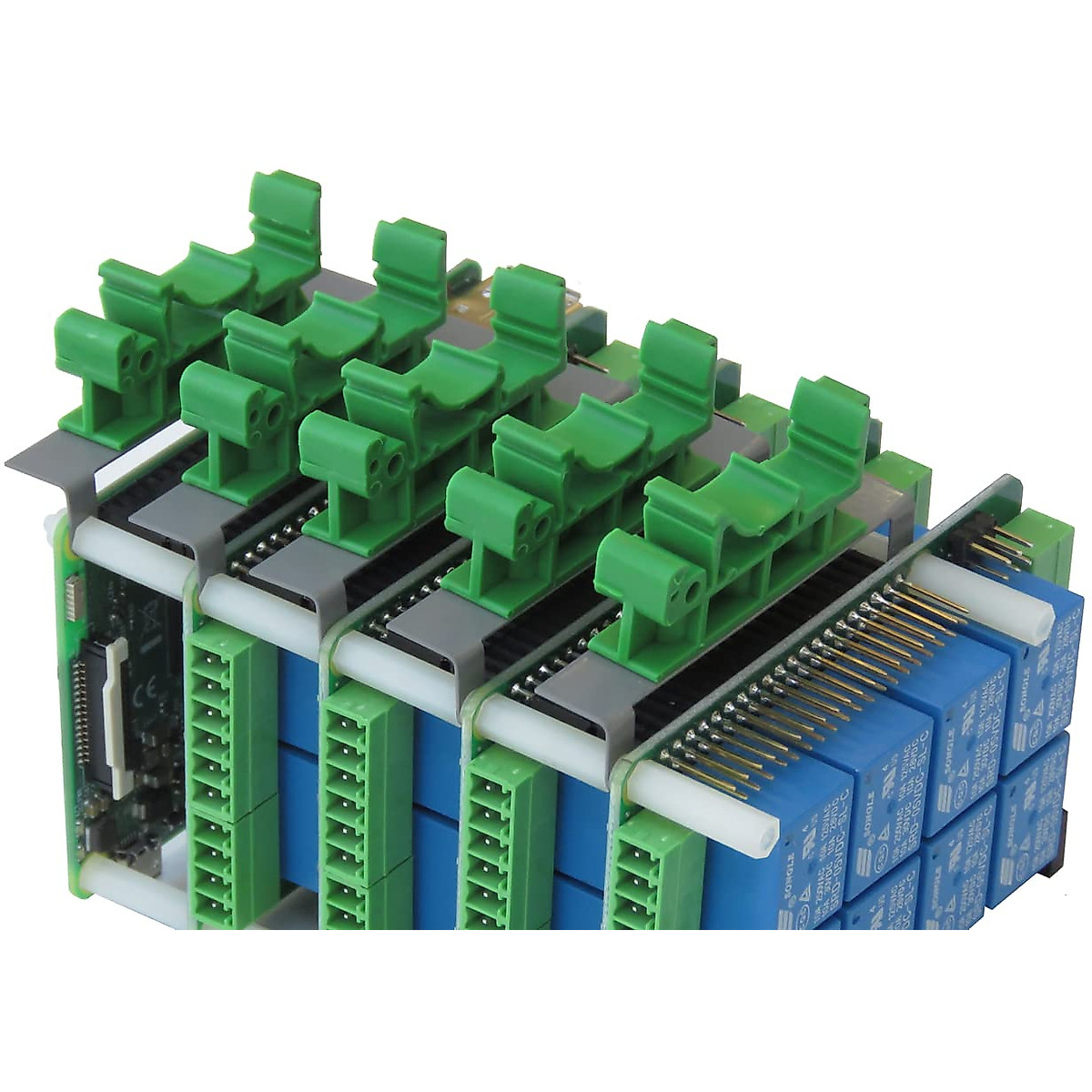 DIN-Rail Kit Type 2 Perpendicular Mount for Raspberry Pi