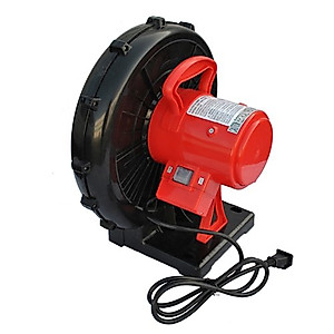 XPOWER BR-252A 1 HP Indoor/Outdoor Inflatable Blower Fan for Bounce Houses and Movie Screens, with Weather-Resistant Switch, Safety Certified
